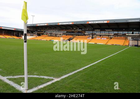 General view of Vale Park grandstand Stock Photo - Alamy