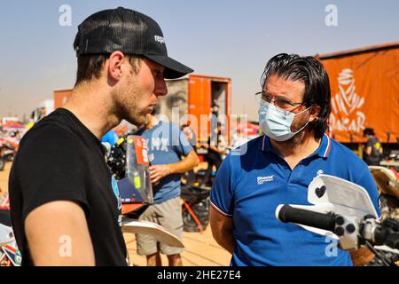 CASTERA David, Director of the Dakar Rally, HERBST Charlie (fra ...
