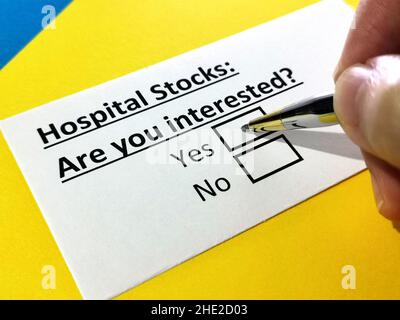 One person is answering question about hospital acquired infections. He ...