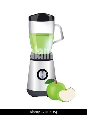 Kitchen blender machine icon green vector Stock Vector Image & Art - Alamy