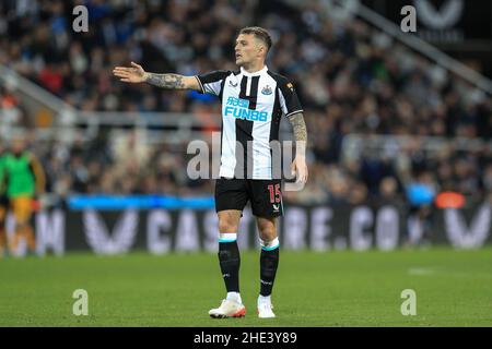 Kieran Trippier Of Newcastle United gestures during the Newcastle ...
