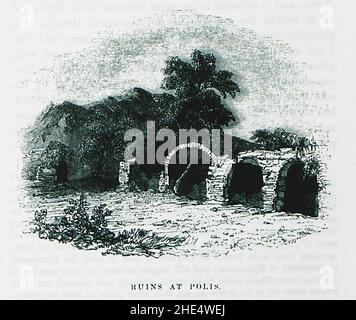 Ruins at Polis Pashley Robert 1837 Stock Photo - Alamy