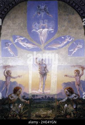 Runge, Philipp Otto - The Great Morning - 1809-10 Stock Photo - Alamy