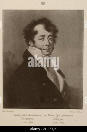 RusPortraits v3-089 Kniaz Egor Alekseevich Golitsyn, 1773-1811 Stock ...