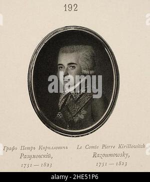 RusPortraits v3-192 Petr Razumovsky Stock Photo - Alamy