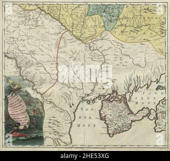 Russian Empire 1745 (Map VII Stock Photo - Alamy