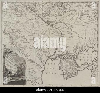 Russian Empire 1745 (Map VII Stock Photo - Alamy