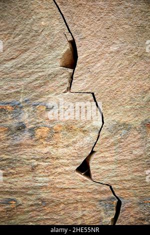 A Large Rock Split in Half. Northern Territory, Australia Stock Photo ...