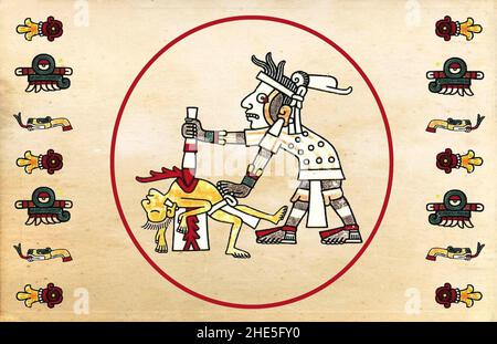 Sacrifice 04 aztec Stock Photo - Alamy