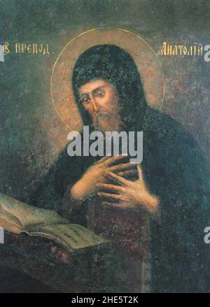 Saint Anatolius of Kyiv Caves Stock Photo - Alamy