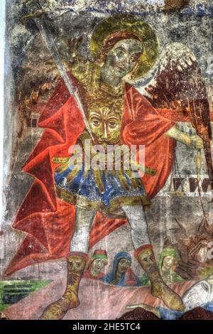 Saint Athanasius Church Angistro Sengelovo Fresco 02 Stock Photo - Alamy