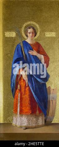 Saint Catherine by Neff Stock Photo - Alamy