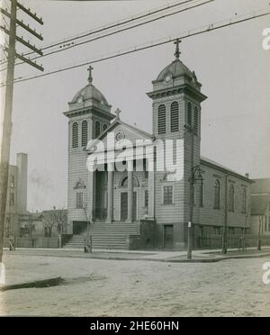 Saint Michael the Archangel Church, Chicago, 1913 Stock Photo - Alamy