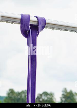 resistance band for muscle strengthening. Exercises with bands are ...