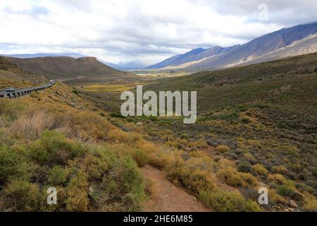 The Hex river valley near De Doorns in the Western Cape Province of ...