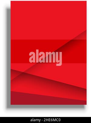 Simple blank red background vector for business Stock Vector Image ...