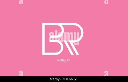 BR Letter Logo Design. Creative Modern BR Letters Icon Illustration ...
