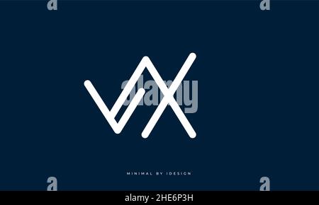 Alphabet letter icon logo VX Stock Vector Image & Art - Alamy