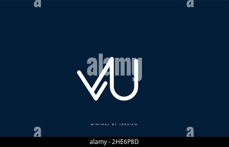 Alphabet letter icon logo VU Stock Vector Image & Art - Alamy