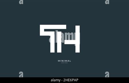 Alphabet letter icon logo TH Stock Vector Image & Art - Alamy