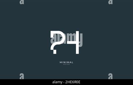 Alphabet letter icon logo PH Stock Vector Image & Art - Alamy