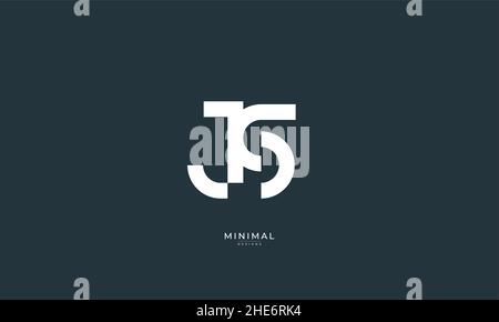 Alphabet letter icon logo JS Stock Vector Image & Art - Alamy