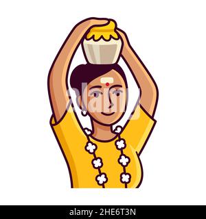 Vector Illustration for Thaipusam or Thaipoosam Tamil community ...