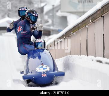 HALL Brad, LAWRENCE Taylor (Great Britain), GER, IBSF Bob World Cup ...