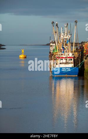 Side Trawlers, fishing fleet, Kings Lynn Stock Photo - Alamy