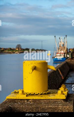 Side Trawlers, fishing fleet, Kings Lynn Stock Photo - Alamy