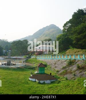 Beautiful landscape in Malampuzha reservoir, view from Kava view point ...