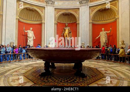 Sala Rotonda, Museo Pio-Clementino, Vatican Museum, Musei Vaticani ...