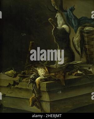 Still Life of Dead Game by Salomon van Ruysdael Stock Photo - Alamy