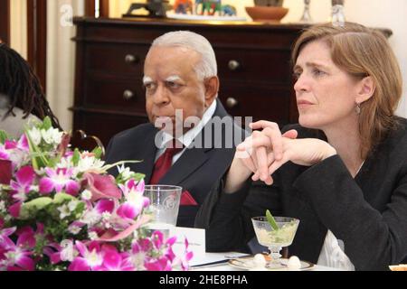 Samantha Power meets Tamil National Alliance leaders 4 Stock Photo - Alamy