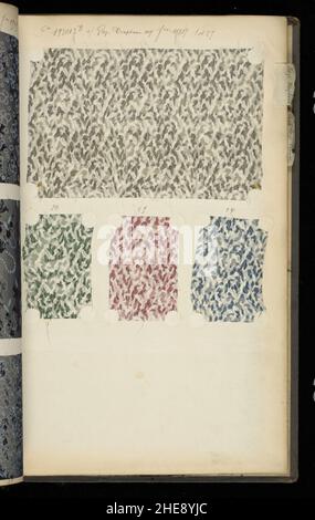 Sample Book (France), 1890 Stock Photo - Alamy