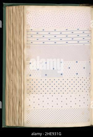 Sample Book (France), ca. 1857 Stock Photo - Alamy