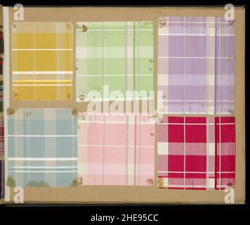 Sample Book Of Woven Ribbons (USA), 1893–98 Stock Photo - Alamy