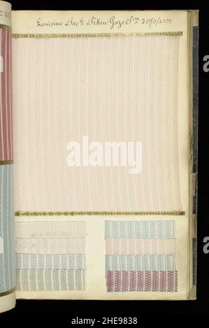 Sample Book, Fabrique de Registres Nouveautes Teint en Fils (Factory ...
