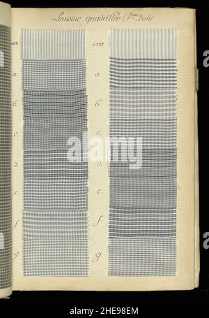 Sample Book, Fabrique de Registres Toile Soie 1904 - 1905 - 1906 ...