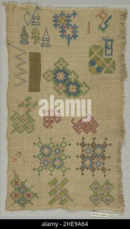 Sampler (England), early 17th century Stock Photo - Alamy