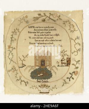 Sampler (England), 1815 Stock Photo - Alamy