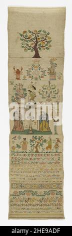 Sampler (Germany), 1782 Stock Photo - Alamy