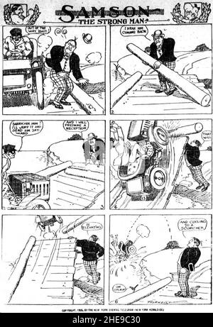 Samson the Strong Man 1905-06-16 Stock Photo - Alamy