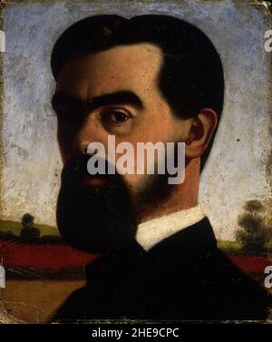 Self-portrait of Samuel Erewhon Butler, an oil painting showcasing the ...