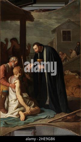 'San Francisco de Regis dando la comunión a un tullido' depicts St ...