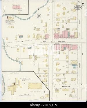 Map of Macomb in Michigan Stock Photo - Alamy