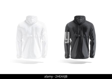 Blank black windbreaker mock up, dark background Stock Photo - Alamy