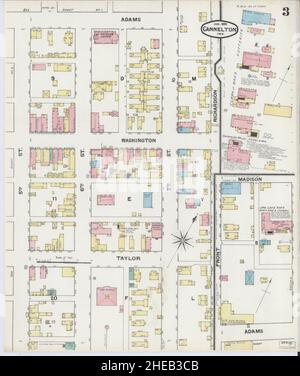 Map of Perry County, Indiana Stock Photo - Alamy