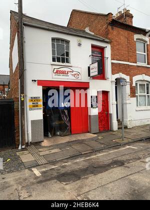 Inside of a Victorian Garage Stock Photo - Alamy