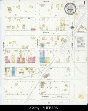 Map of Morgan in Illinois Stock Photo - Alamy